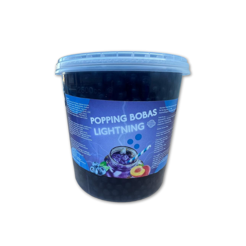 Perle cu aroma de Afine si Piersici pt Bubble tea (Lightning Popping Boba) Perle cu aroma de Afine si Piersici pt Bubble tea (Lightning Popping Boba)